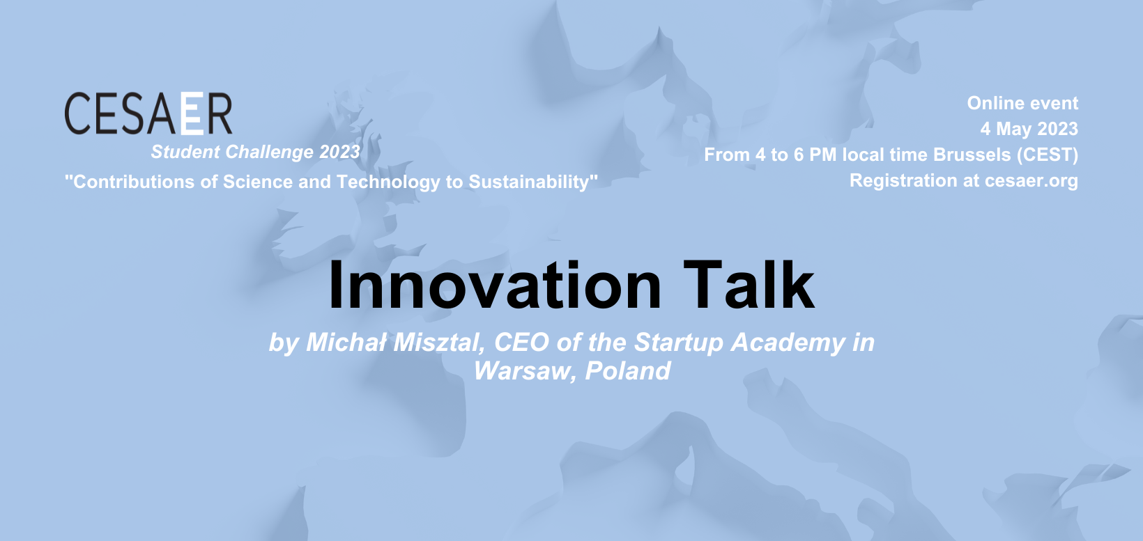 Innovation Talk with the Start up Academy - CESAER